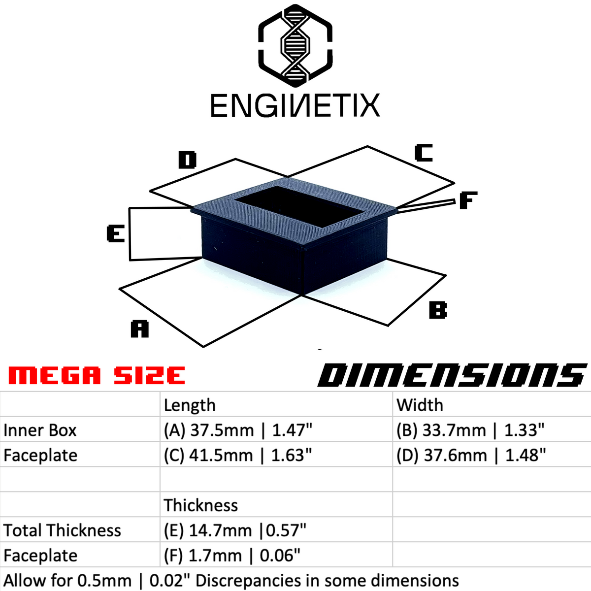MEGA Flush Display Pod – ENGINETIX PERFORMANCE